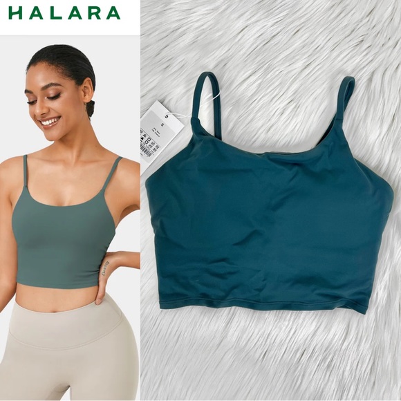 HALARA | Tops | New Wtags Halara In My Feels Basic Padded Workout ...